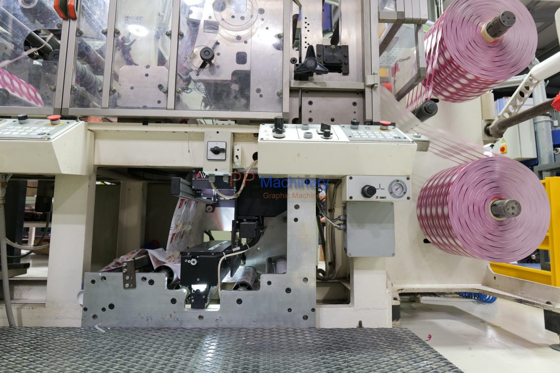 OMET MULTIFLEX UN 420 420 FP 7 colours flexo label press delam relam ...