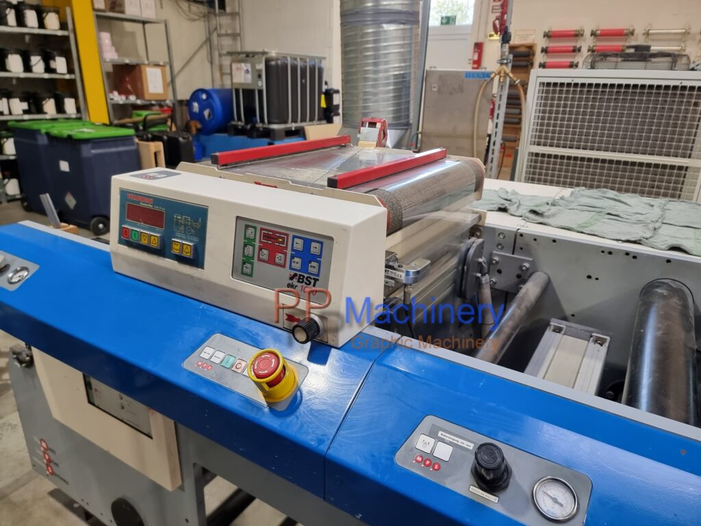 MPS EP 410 – 9 colours flexo label press from 2002 – delam relam – cold ...