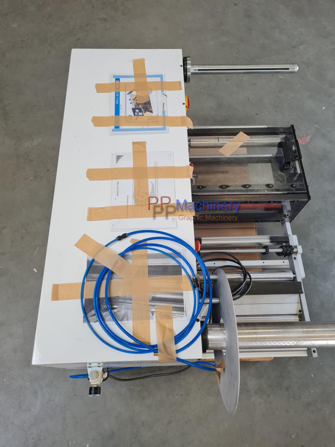 BGM ELITE TT 400 SLITTER REWINDER from 2020 like new – PP Machinery – Printing – Packaging ...