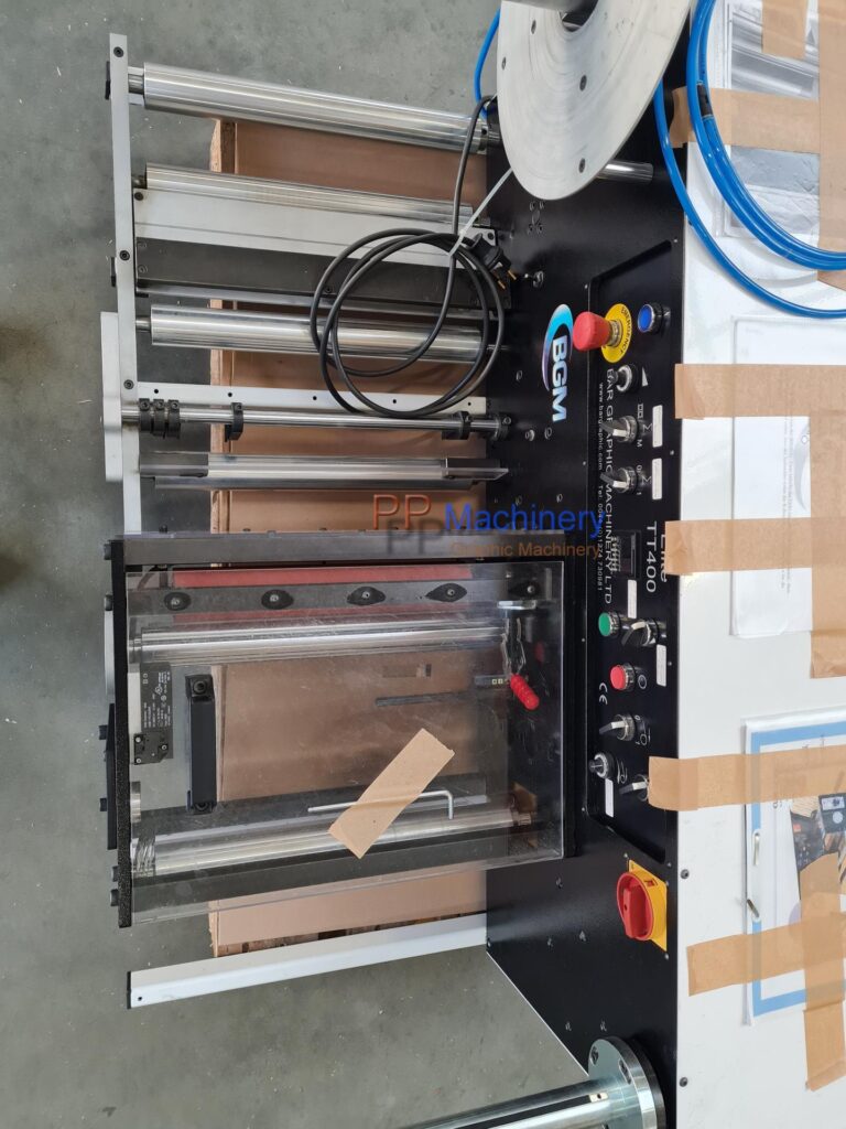 BGM ELITE TT 400 SLITTER REWINDER from 2020 like new – PP Machinery – Printing – Packaging ...