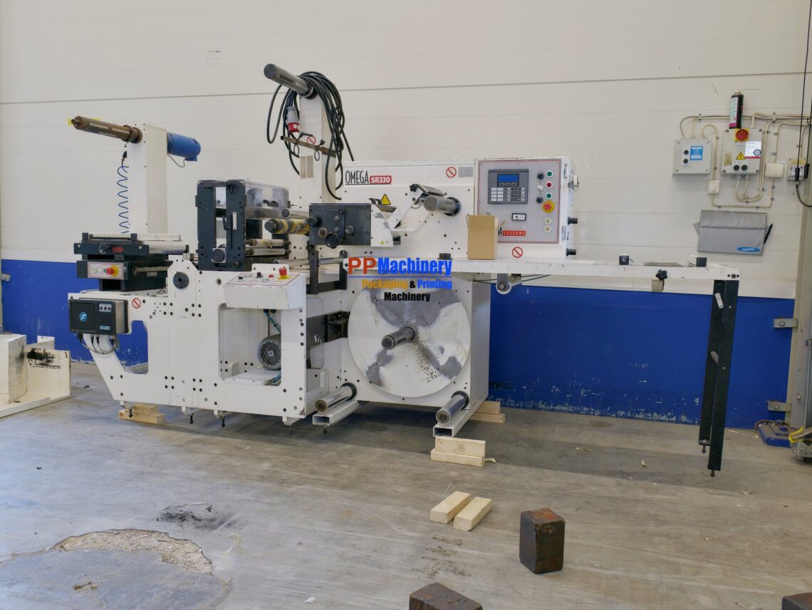 ABG Omega SR 330 Slitter Rewinder Die Cutter form 2007 – Blank label ...