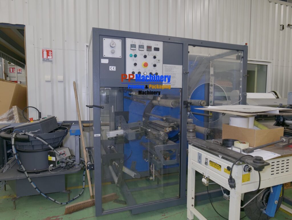 Gallus TR 510 Turret Rewinder with auto dispenser auto eject and ...