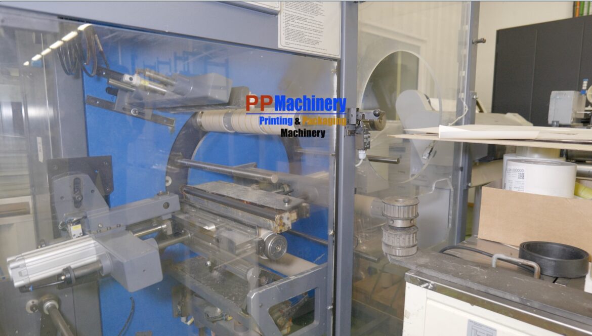 Gallus TR 510 Turret Rewinder with auto dispenser auto eject and ...