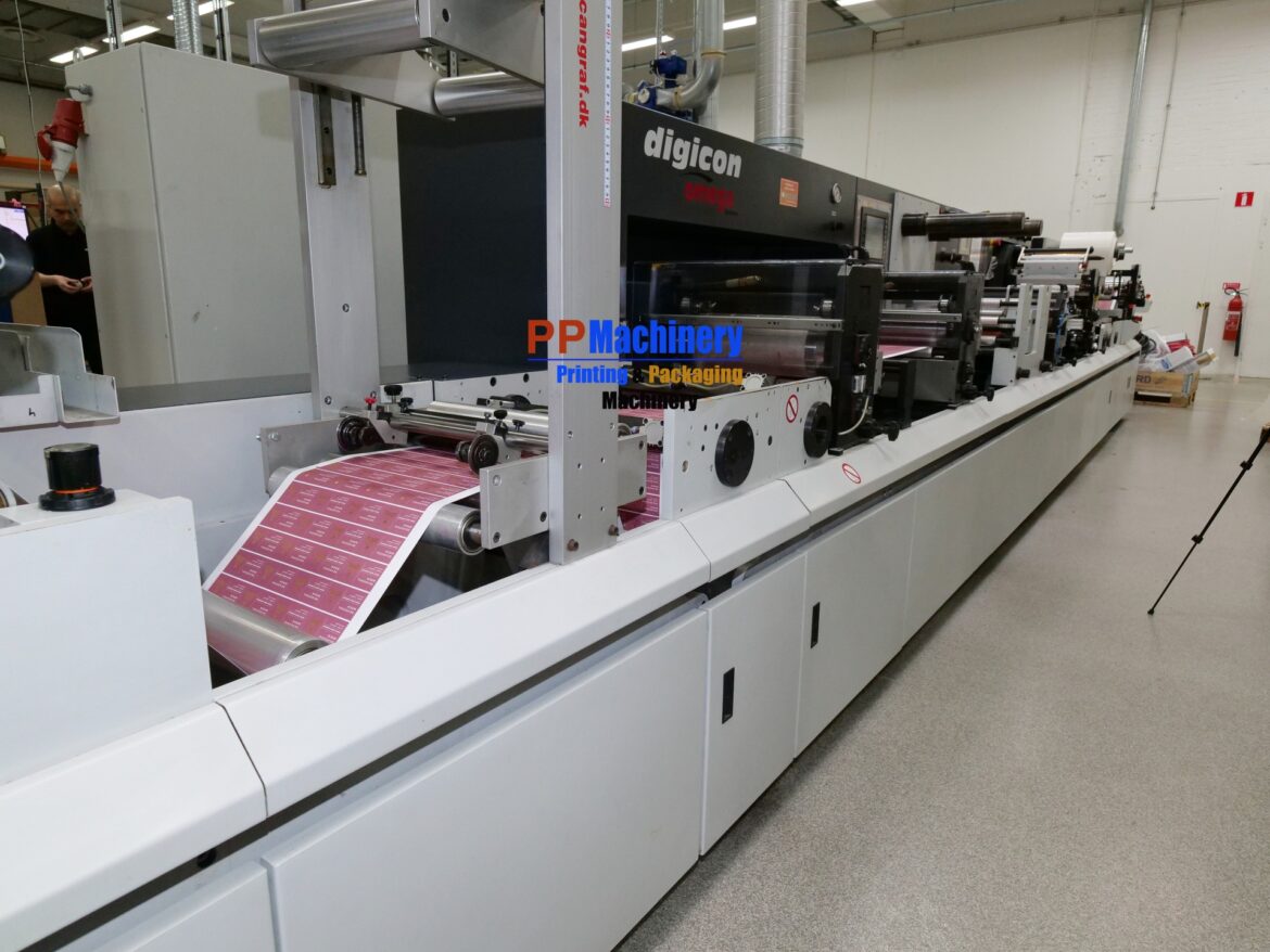 ABG Digicon label fininsher -hot foil – cold foil – lamination – delam relam – sheeting station ...