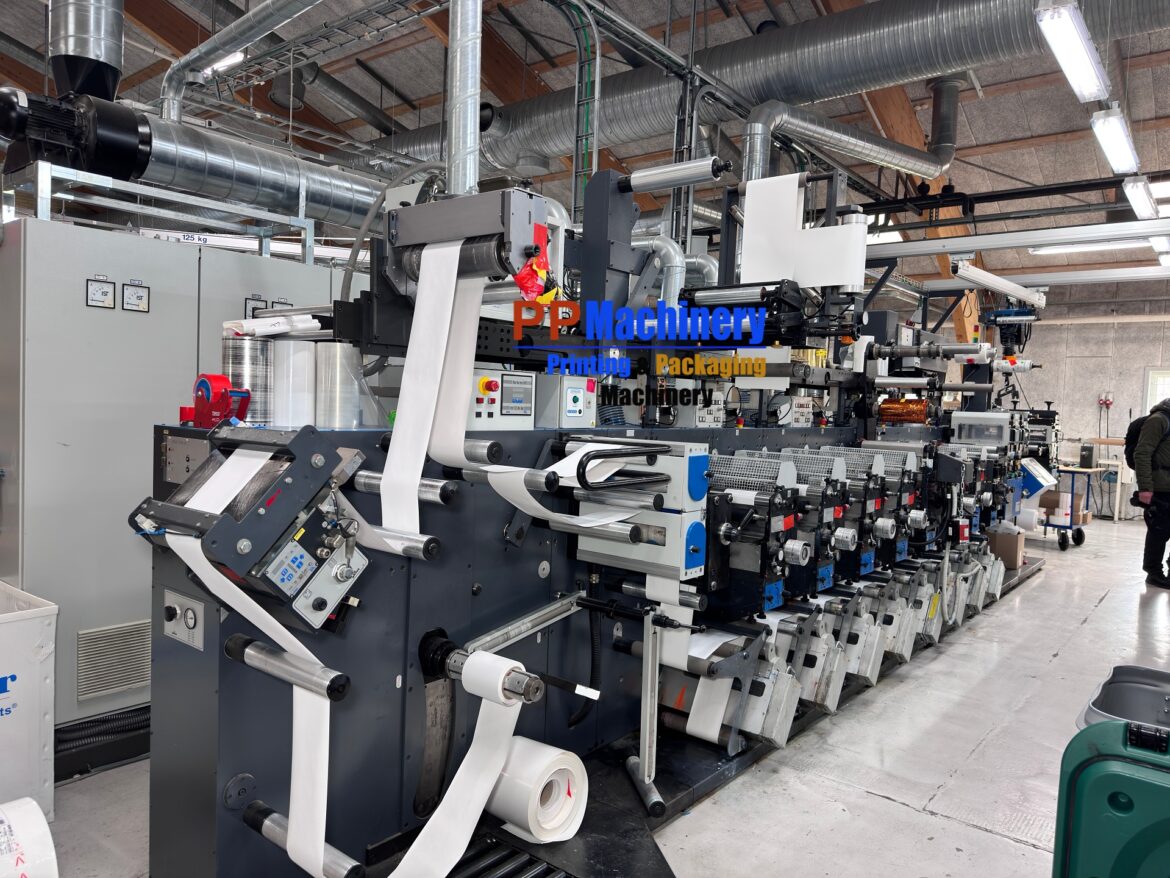 Gallus EM 280 8 colours flexo label press – very good equipped machine from #ppmachinery – PP ...