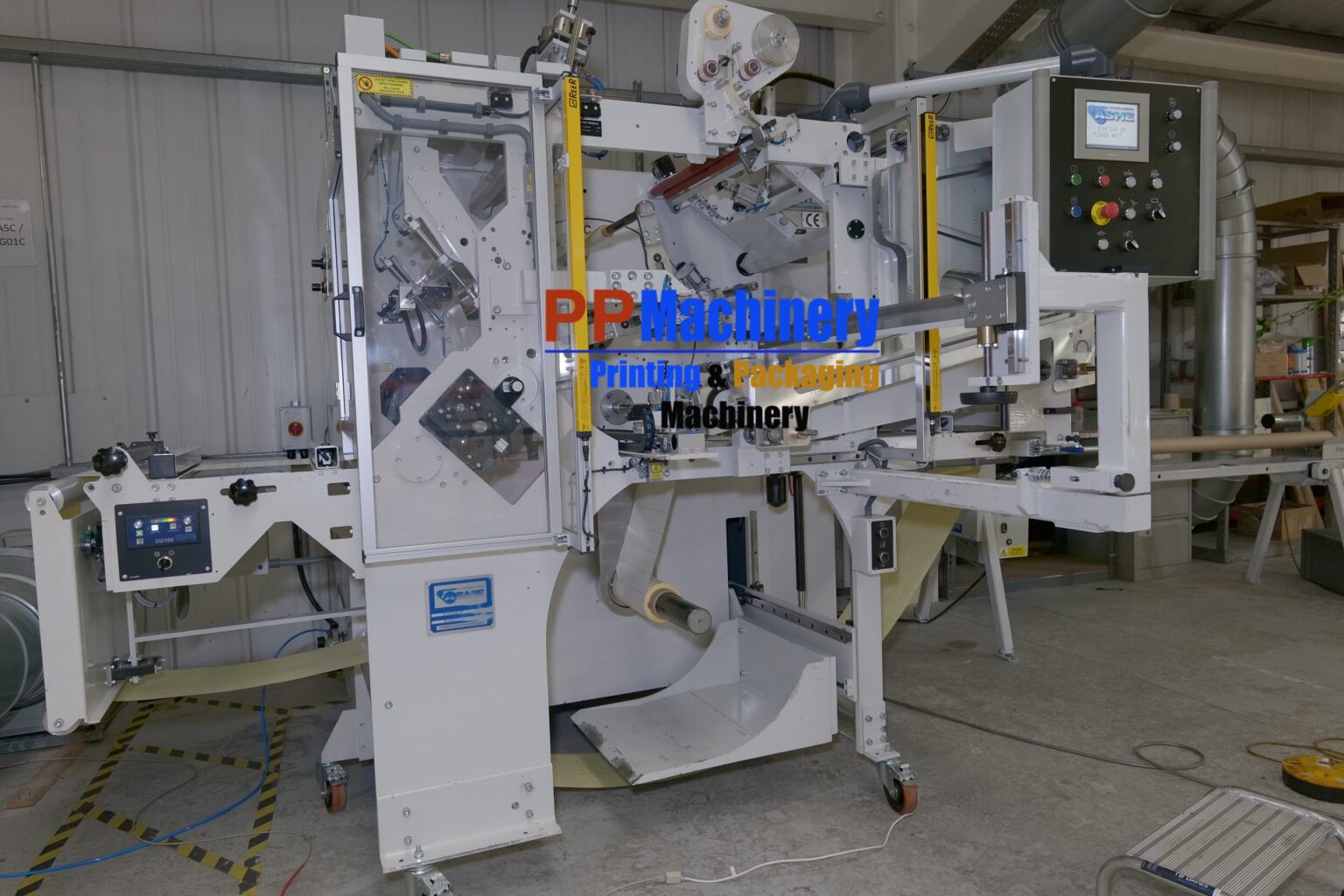 ASHE OPAL 4 520mm/ 20 inch glueless turret rewinder – PP Machinery ...