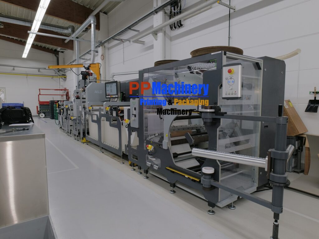 GRAFOTRONIC DCL2 550 Label converting line with turret rewinder from 2023 – PP Machinery ...