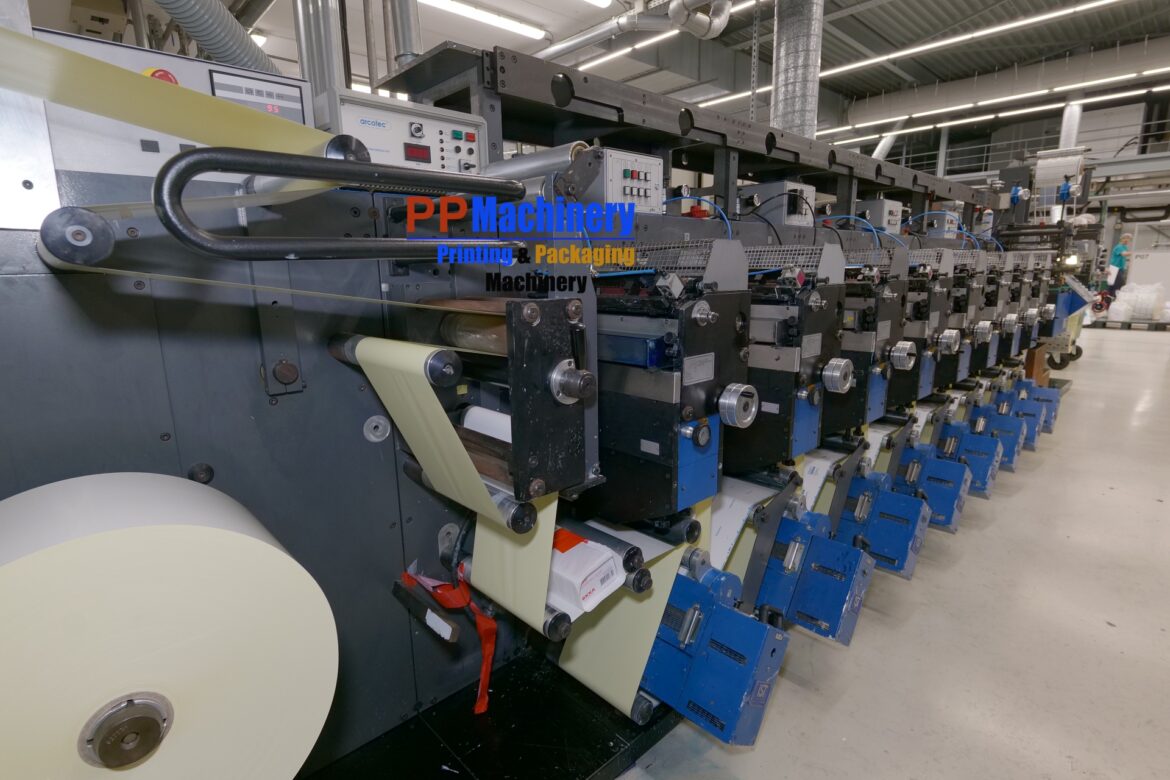 Gallus EM 280 8 colours flexo label press from 2003 – PP Machinery ...