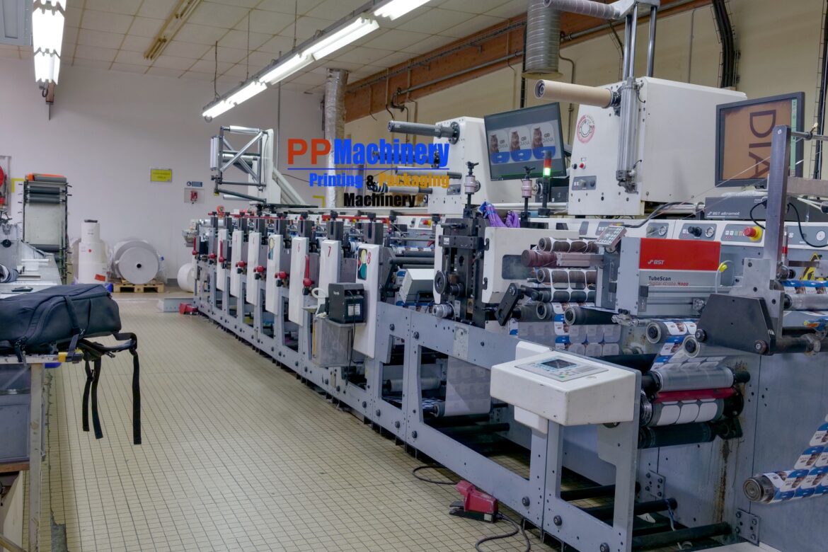 MPS EF 33O 8 COLOURS FLEXO LABEL PRESS – PP Machinery – Printing ...
