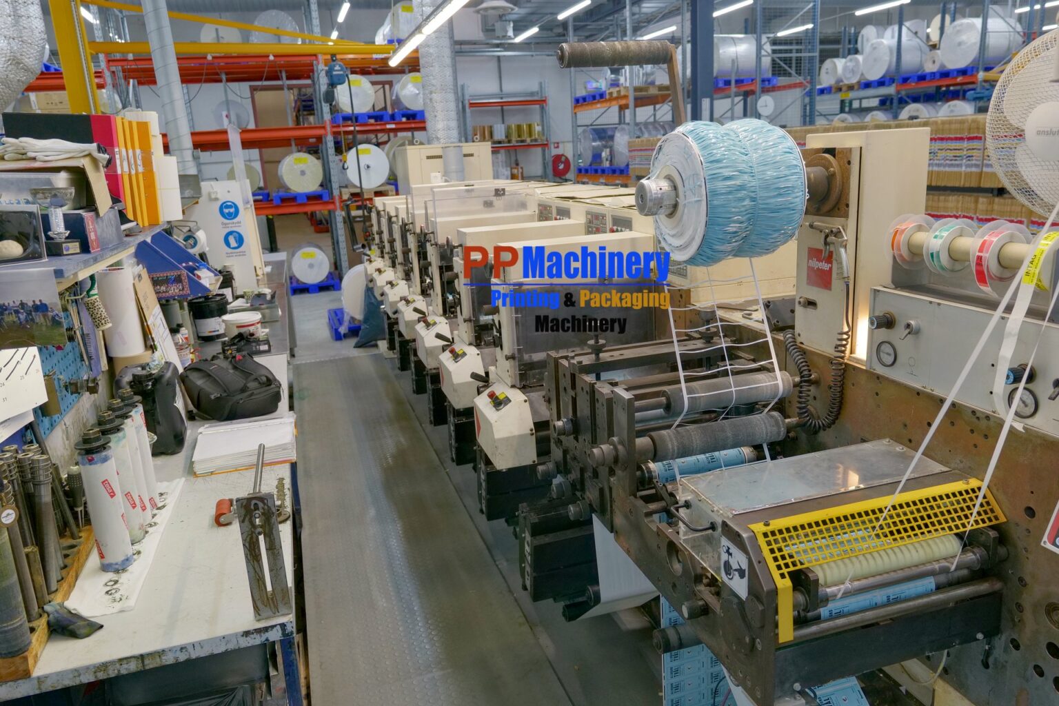 Nilpeter F 3000 UV 7 colours flexo label press – PP Machinery ...